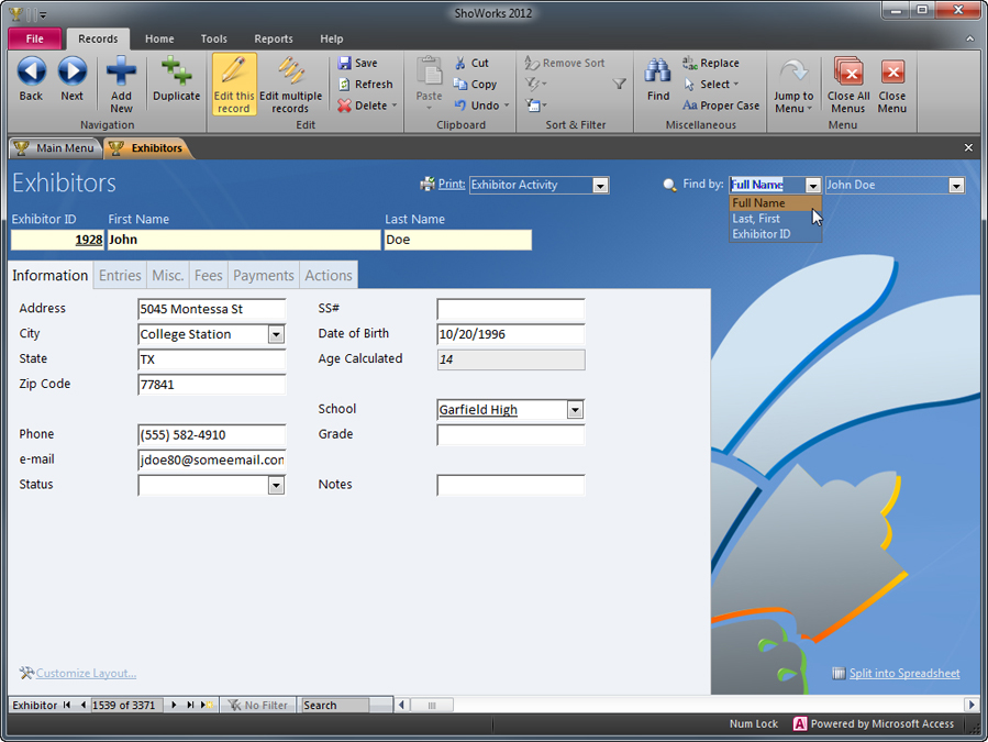 ShoWorks - Fair Management Software