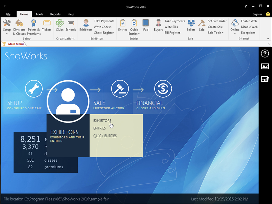 ShoWorks - Fair Management Software